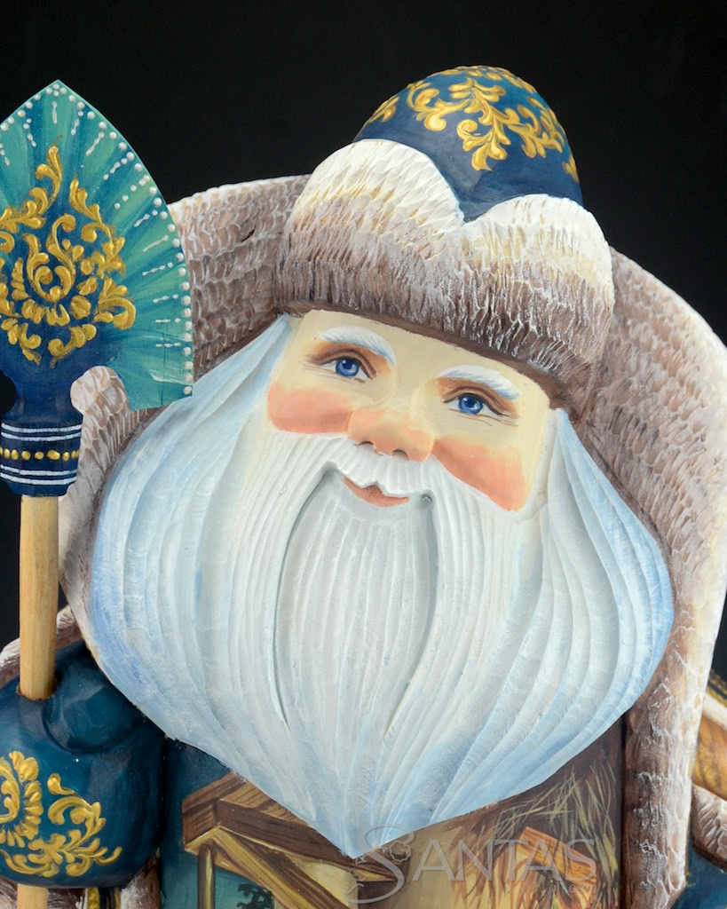 Finely Detailed Red Russian Santa Claus | santas.com
