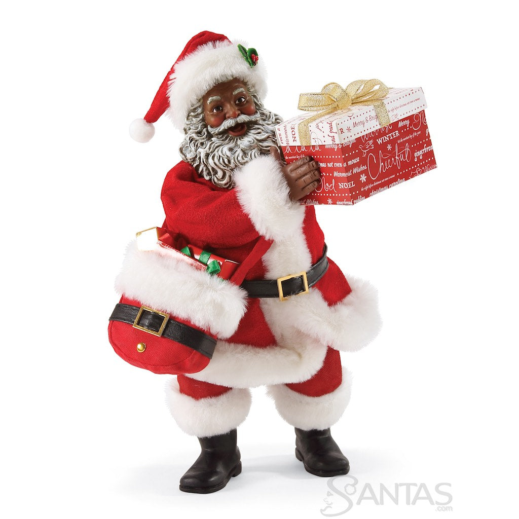 African American Santa Claus figures by Possible Dreams | santas.com