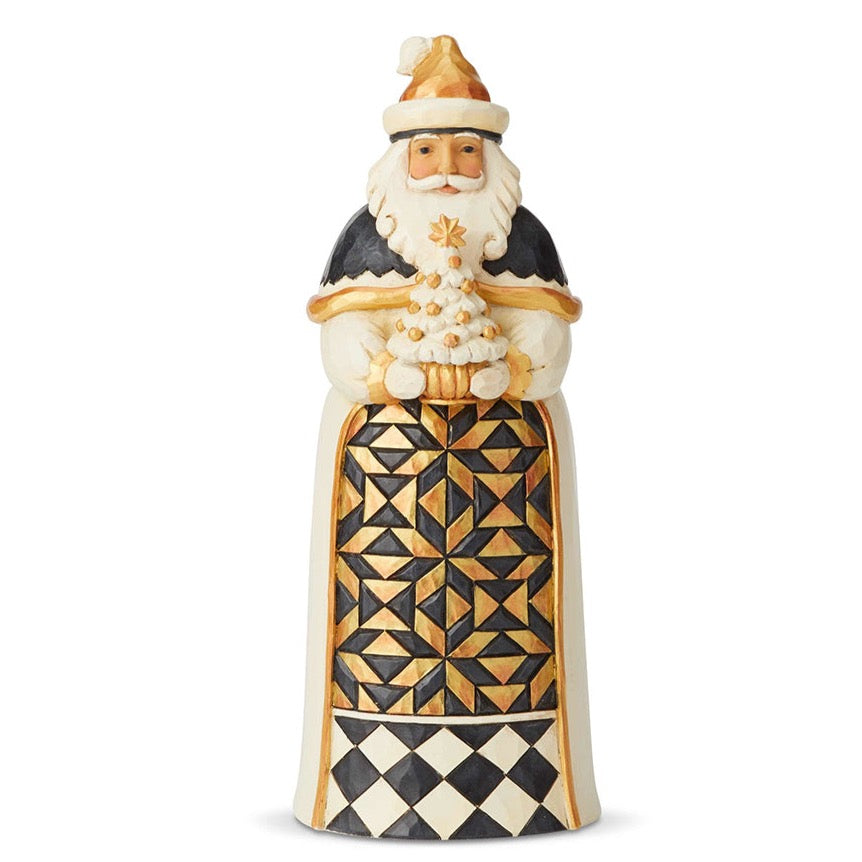 Unboxed - Heart of Christmas God Jul Santa Figurine by Enesco | santas.com