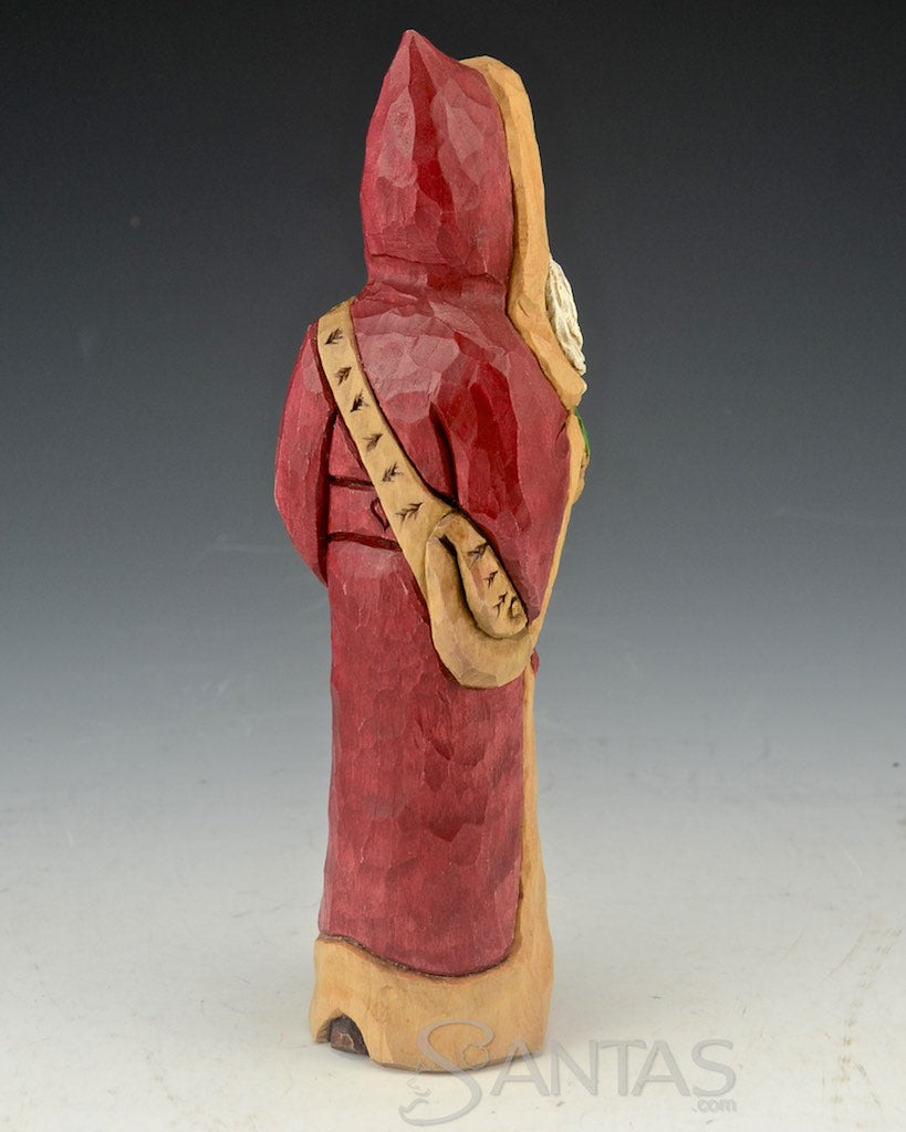 Ellis Olson carved wooden Santas | santas.com