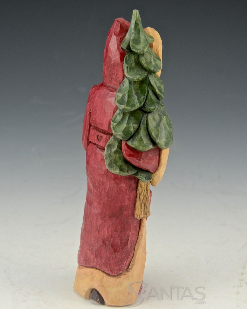 Ellis Olson carved wooden Santas | santas.com