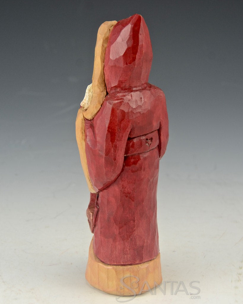 Ellis Olson carved wooden Santas | santas.com