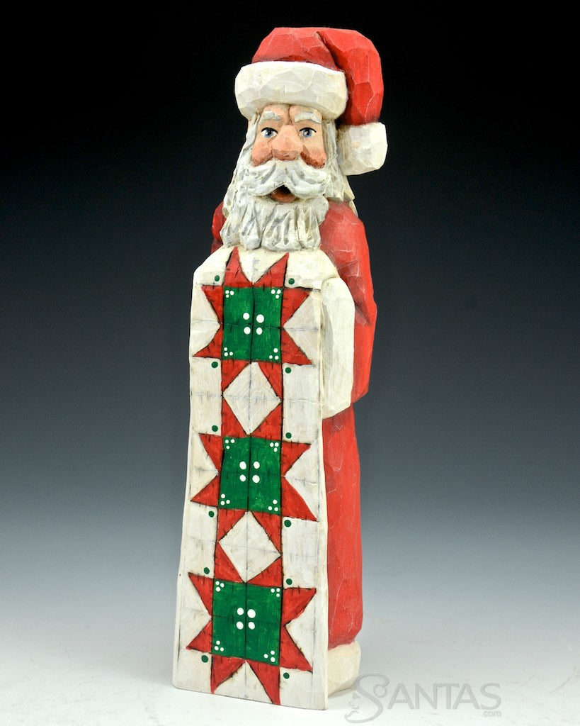 Russell Scott wood Santa carvings | santas.com
