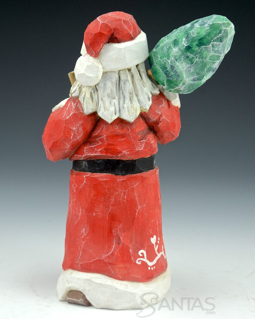 Russell Scott Santa with Quilt and Santa Hat | santas.com