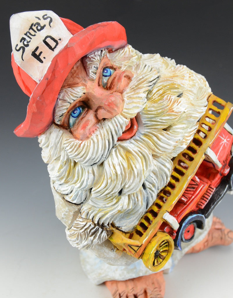 Fireman Santa by David Sabol | santas.com